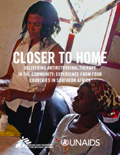MSF reports on community/alternative ART delivery models ...