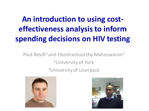 HIV testing and costing resources | Differentiated service delivery