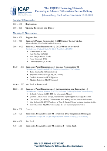 Presentations from the HIV Coverage, Quality, and Impact Network (CQUIN ...