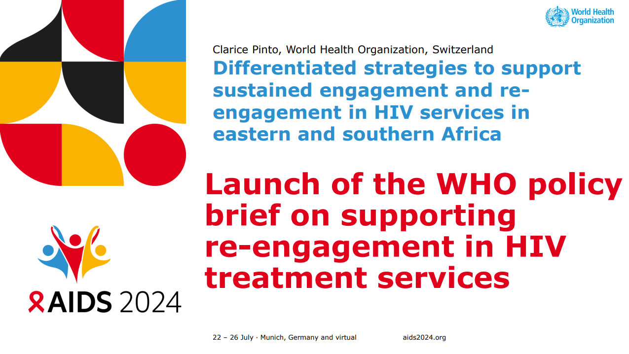 Differentiation at re-engagement in HIV care: A multi-country workshop ...