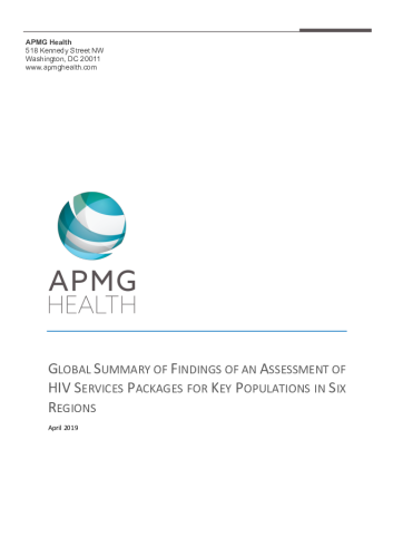 Published Evidence On Dsd For Key Populations Differentiated Service