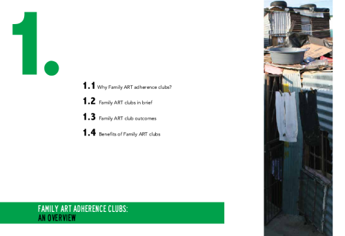 MSF Family ART adherence club toolkit | Differentiated service delivery